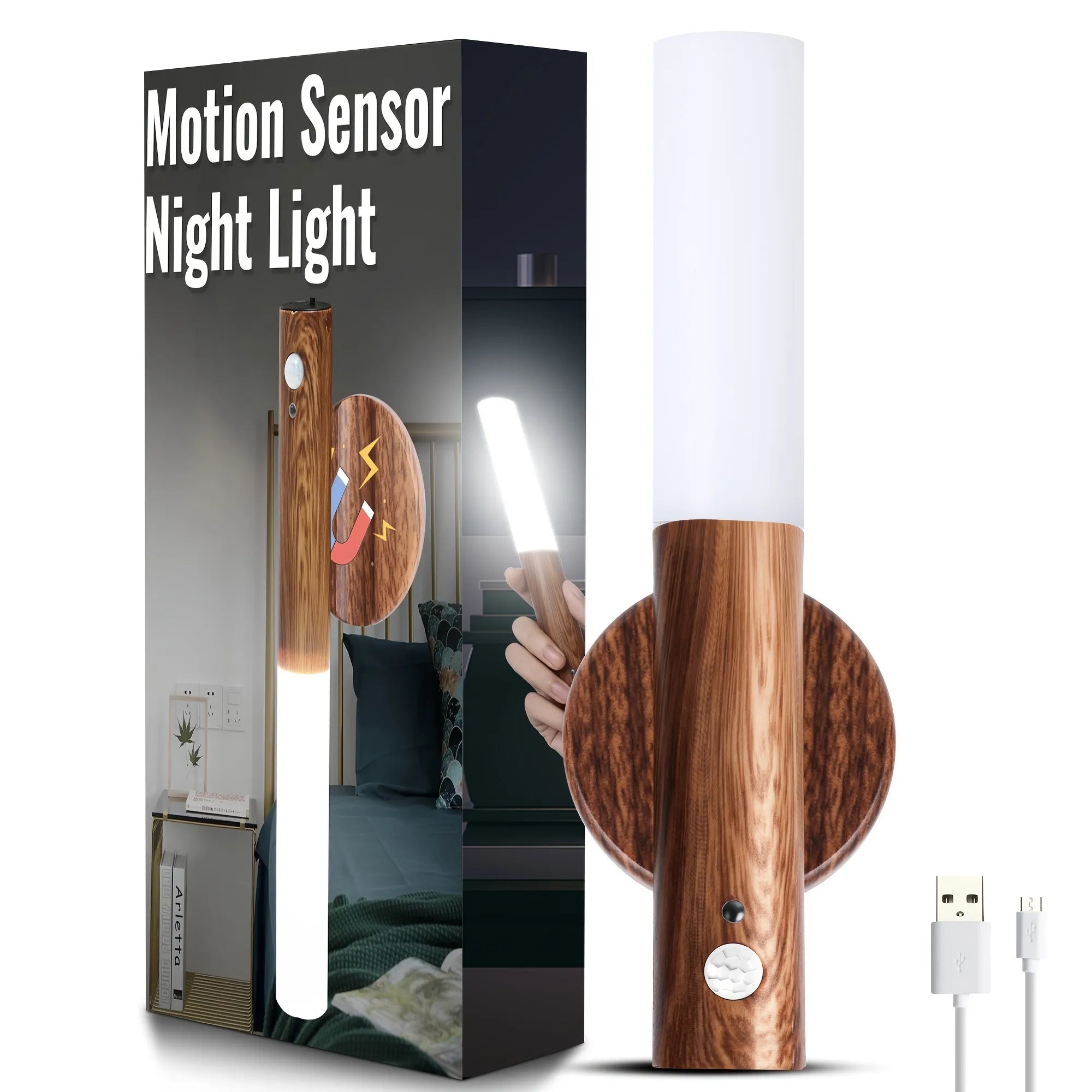 Wood Motion Sensor Light – Malt Q Electronic.